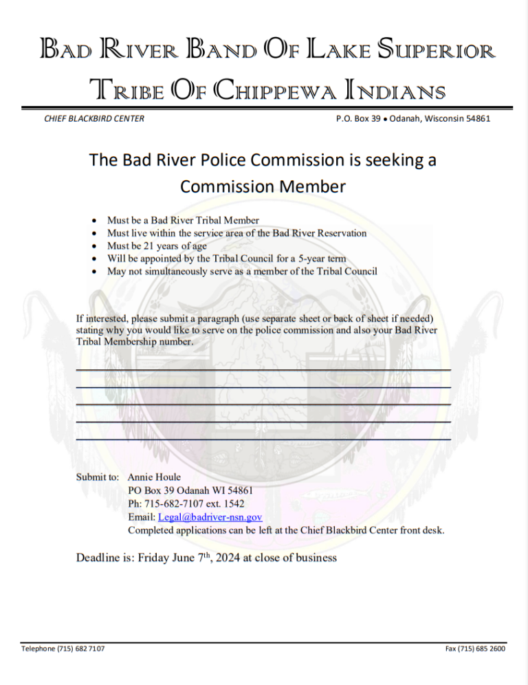 News – Bad River Tribe
