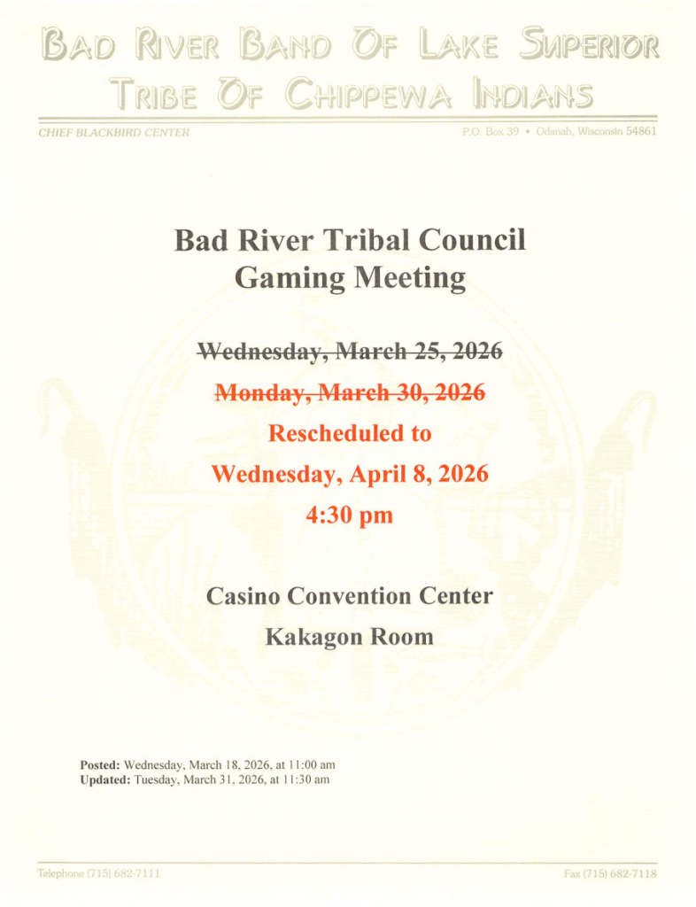 Government – Bad River Tribe